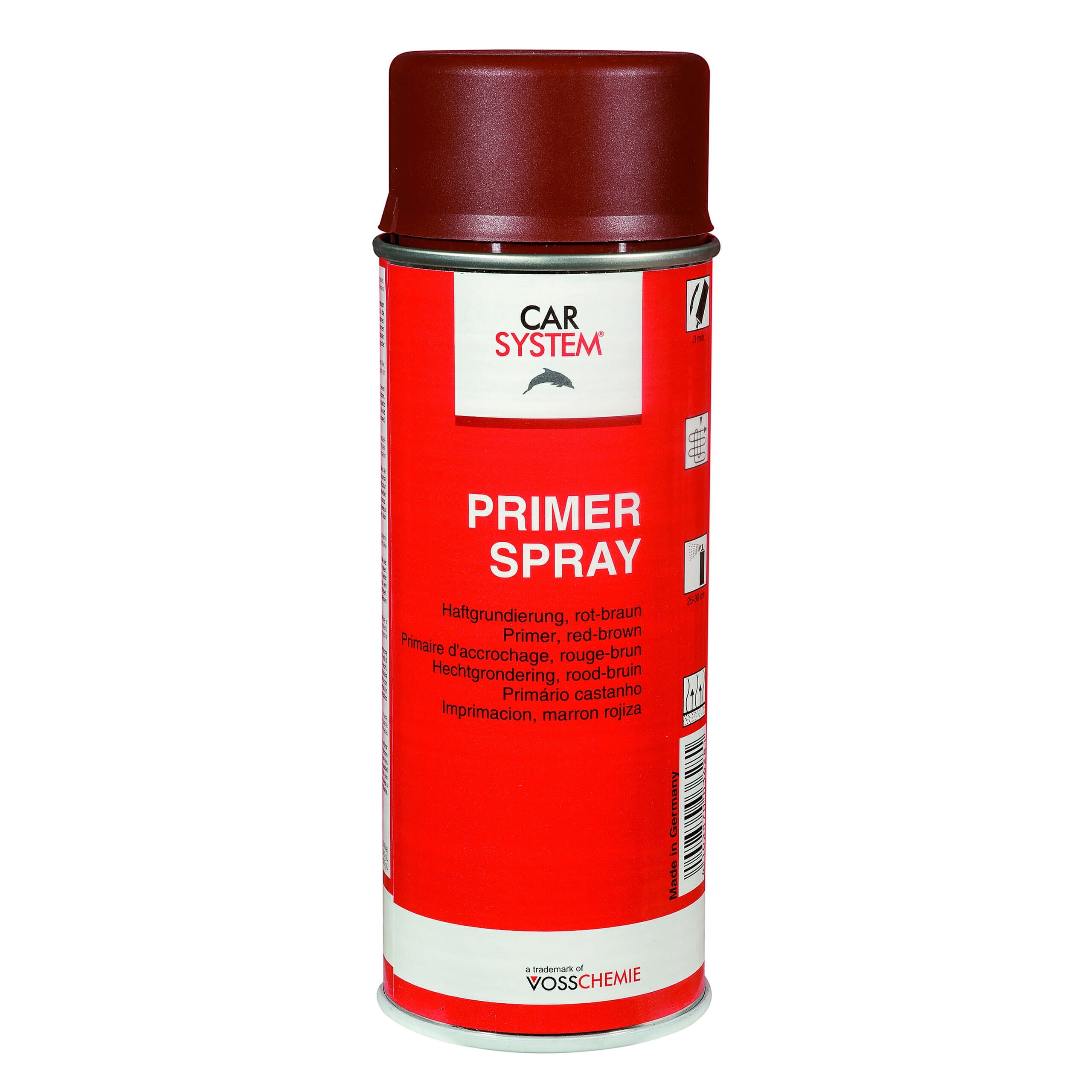 Grunning Rødbrun Spray 400ml (Heftprimer) - Sandtec AS