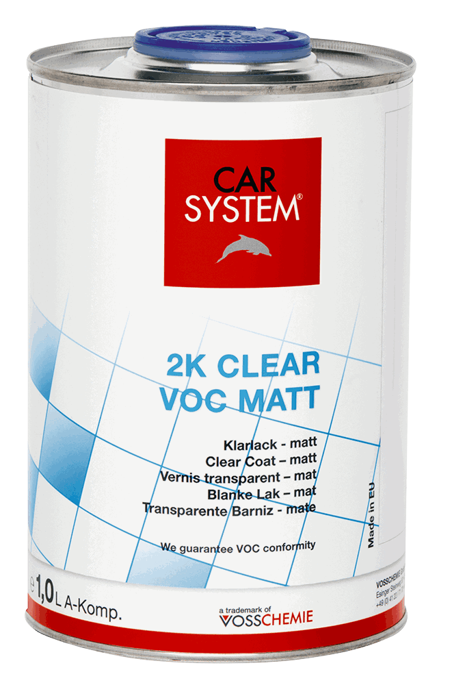 2K Klarlakk Voc Matt 1L - Sandtec AS