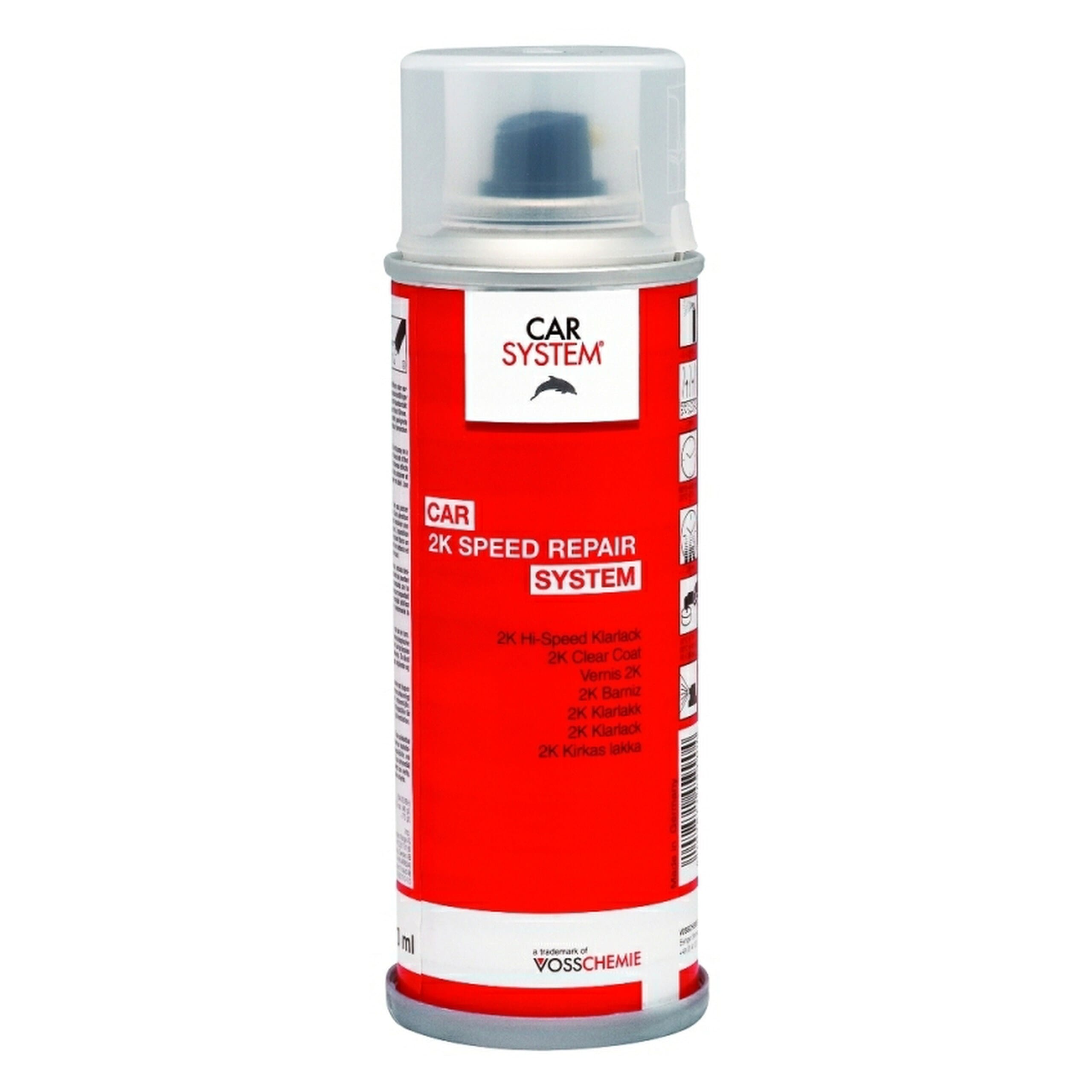 2K High Speed Klarlakk Spray 400ml - Sandtec AS